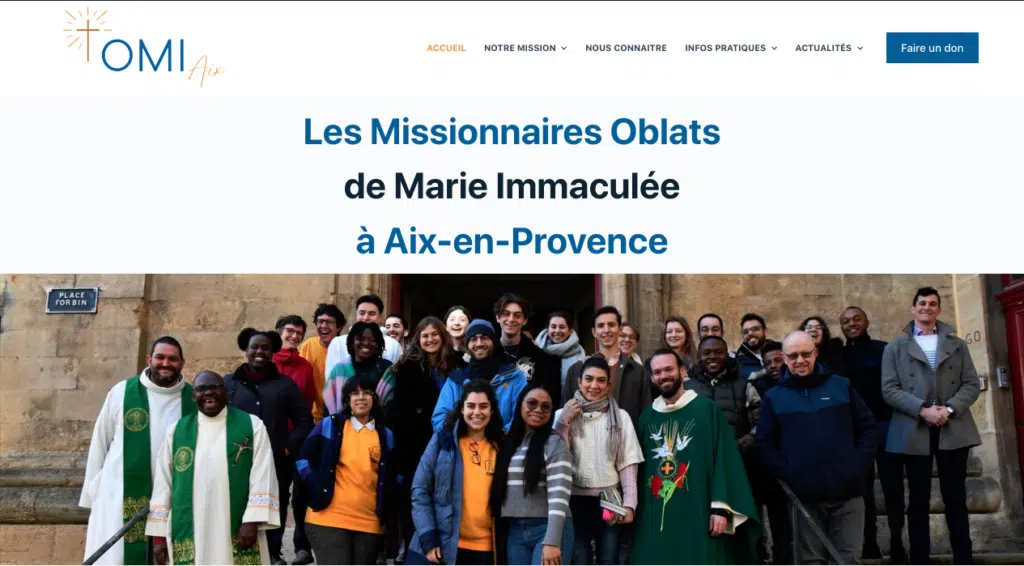 A New Website for the Oblate Community of Aix | OMI World